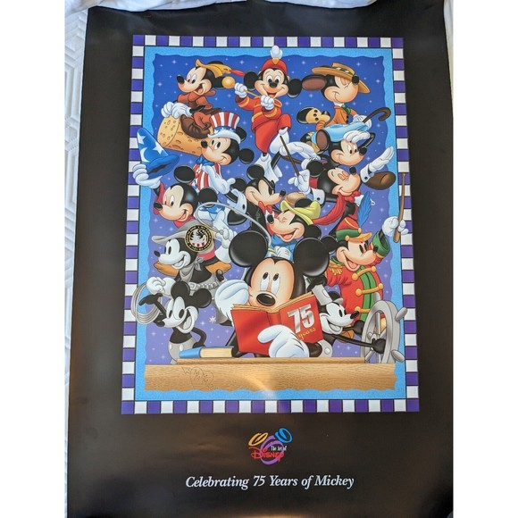 Disney | Art | Disney Celebrating75 Years Of Mickey Mouse Posterthe Art ...